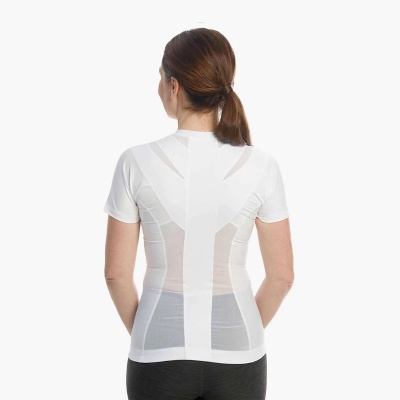 Active Posture Women's Posture Shirt (White) - Think Sport