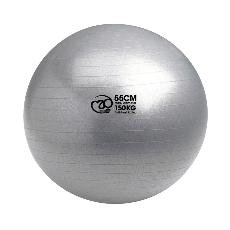 Fitness-Mad 150kg Swiss Ball and Pump - Think Sport