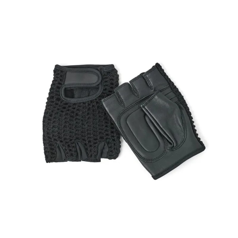 All Purpose Leather Padded Fingerless Gloves - Think Sport