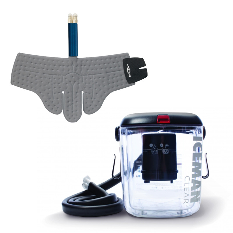 Donjoy IceMan Clear 3 System and Ankle Pad - Think Sport