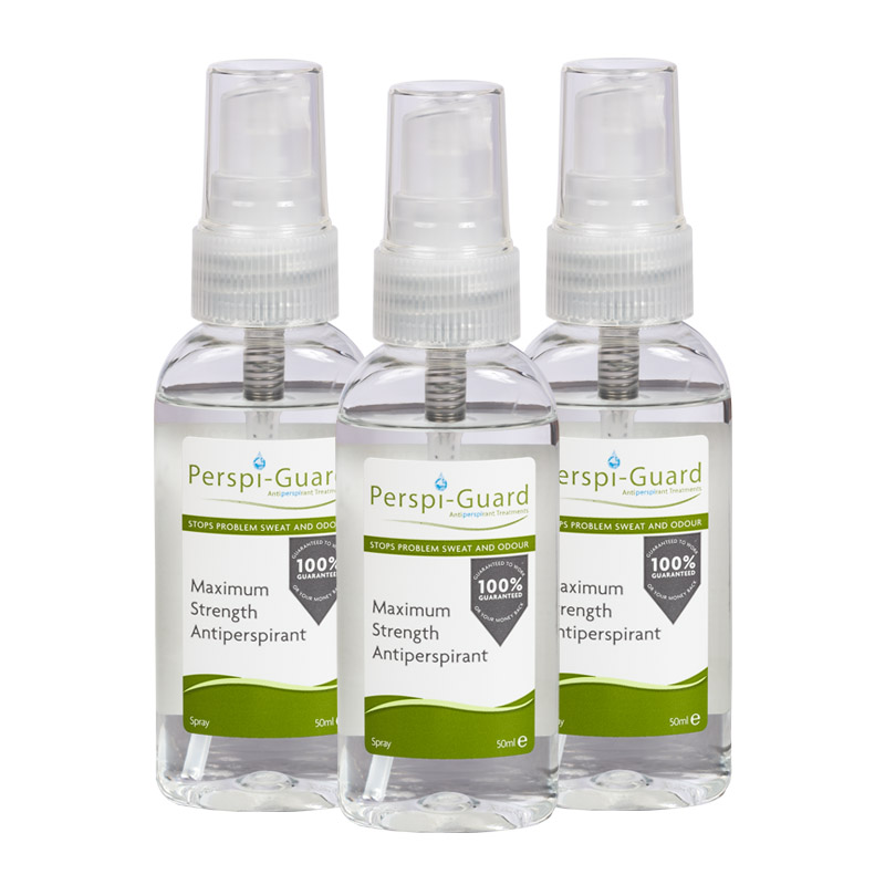 Perspi Guard Maximum Strength Antiperspirant 50ml (Pack of 3) - Think Sport