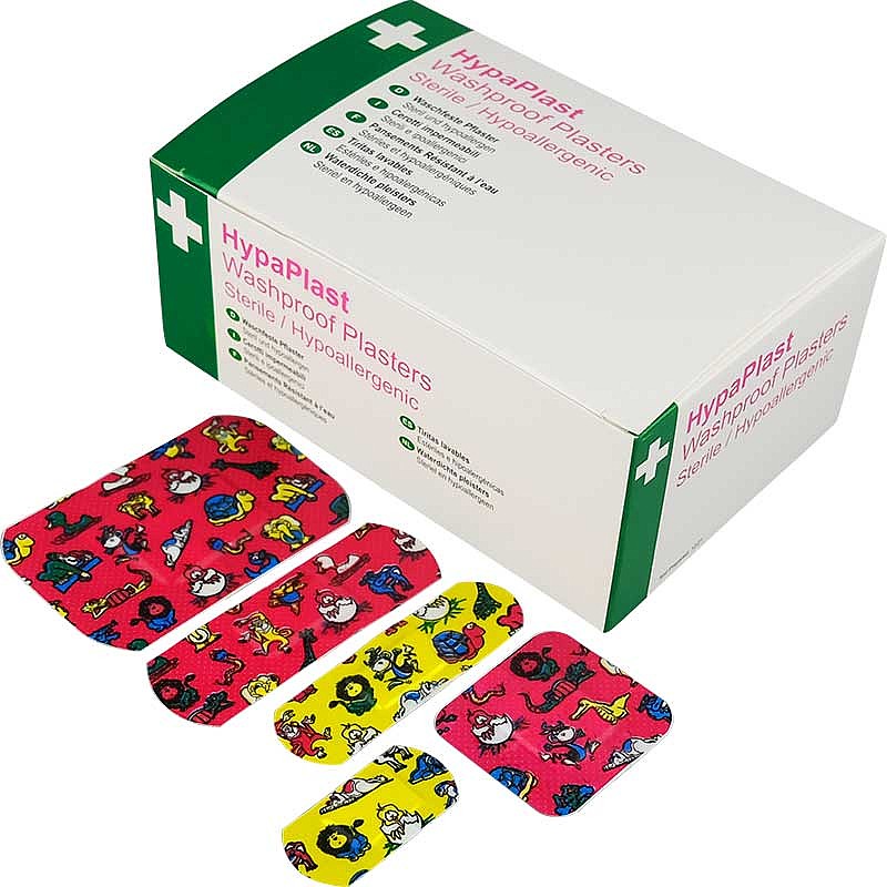 HypaPlast Children's Washproof Plasters 100pk - Think Sport