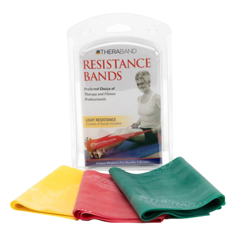 TheraBand Light Resistance Bands - Think Sport