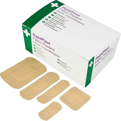 HypaPlast Assorted Fabric Plasters (100pk) - Think Sport